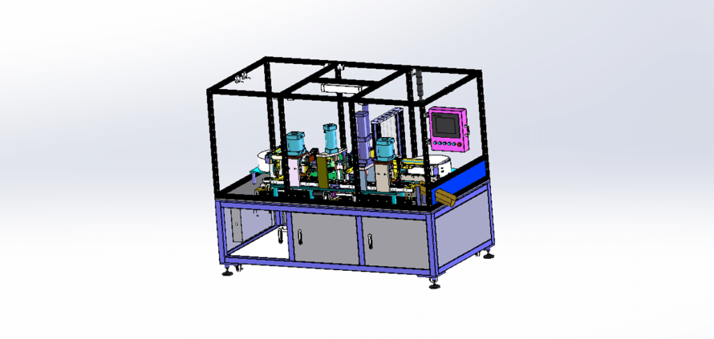 Bearing Gear Retaining Ring Automatic Assembly Machine Drawing - MechStream