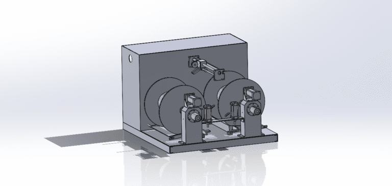 Dual-Channel Self-Winding Machine Drawing - MechStream