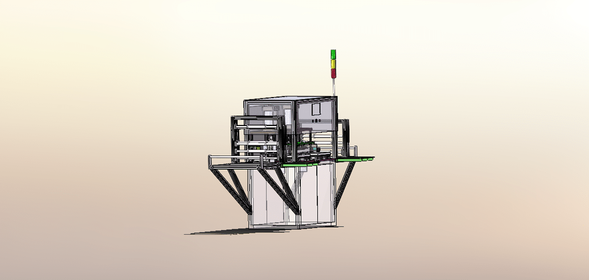 Dual-Station Hot Press Machine Drawing - MechStream