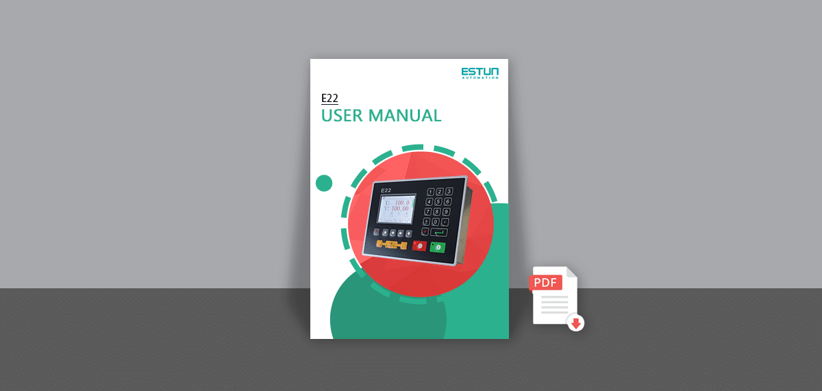 ESTUN E22 User Manual Free Download - MechStream