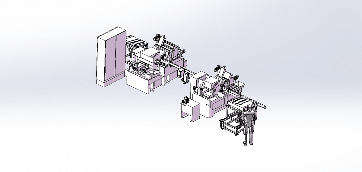Fully Automatic Feeding System Grinding Production Line Drawing ...