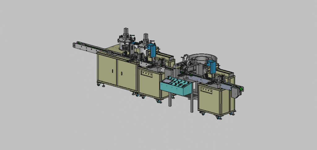 Fully Automatic Glue Dispensing Assembly Machine Drawing - MechStream