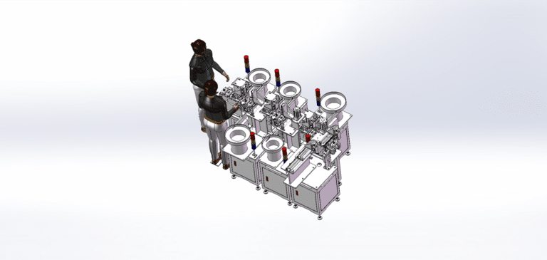 Gun Valve Automatic Assembly Line Drawing - MechStream