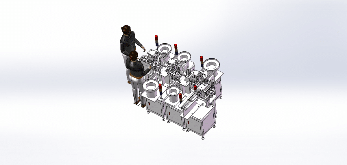Gun Valve Automatic Assembly Line Drawing - MechStream