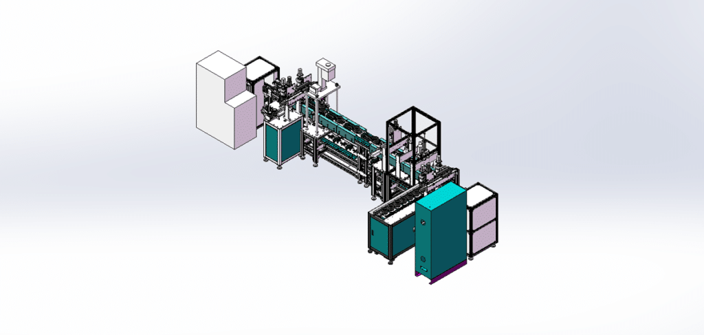 High-Power Plastic-Sealed Motor Assembly Processing Line Drawing ...