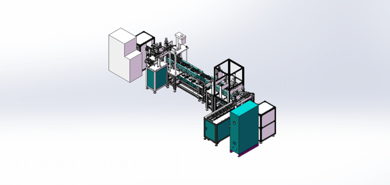 High-Power Plastic-Sealed Motor Assembly Processing Line Drawing ...