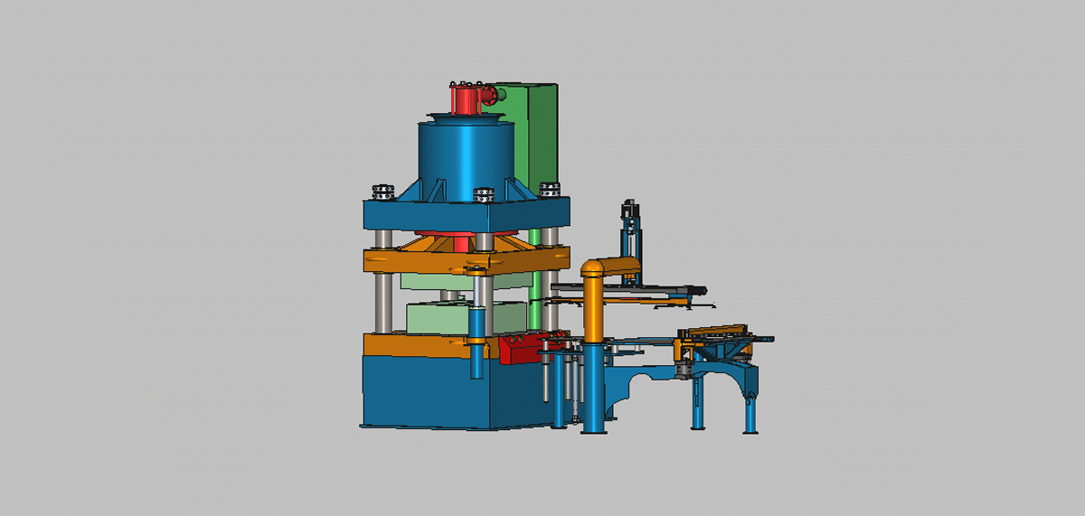 Pressing Machine With Truss Robot Automatic Loading (Compete Design ...