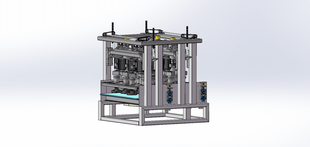 8K Machine Turntable Machine Drawing - MechStream