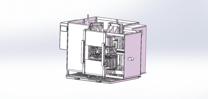 Six-Station Assembly Machine Drawing - MechStream