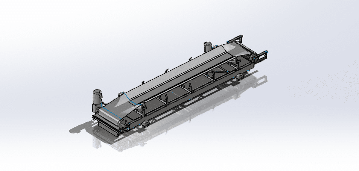 620CT Belt Conveyor Drawing - MechStream