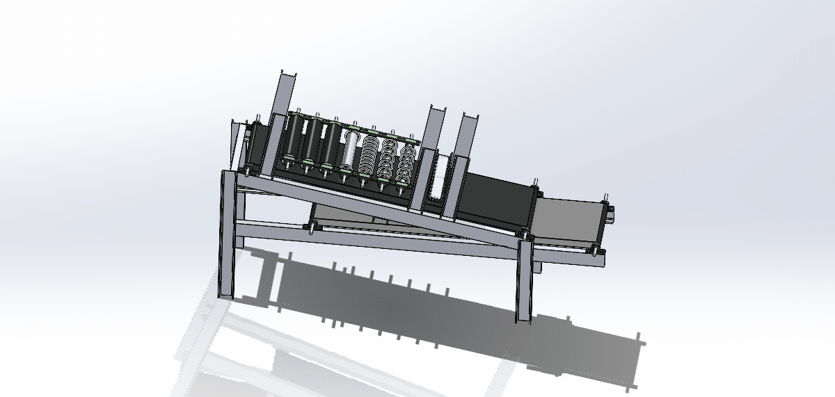 Candy Conveyor Line Drawing - MechStream