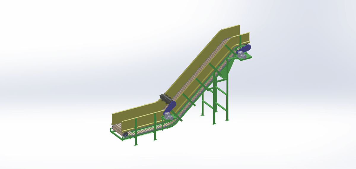 Chain Conveyor, Chain Conveyor Drawing - MechStream