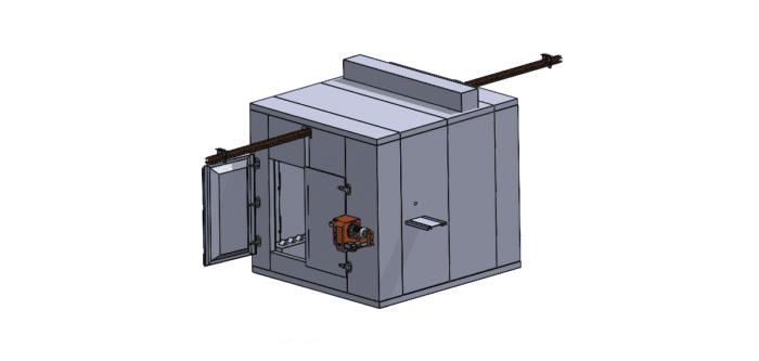 Conveyor Powder Coating Furnace Drawing - MechStream
