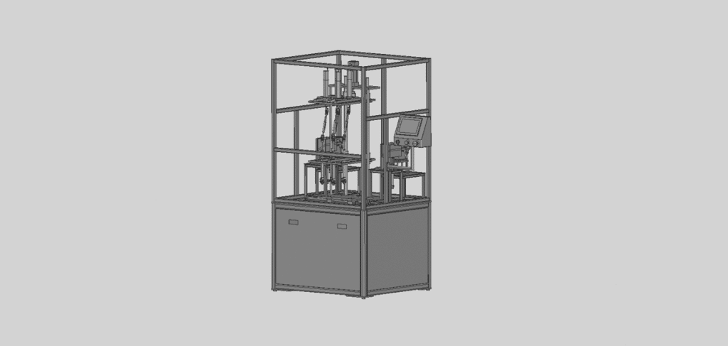 Four-Axis Automatic Screw Locking Machine Drawing - MechStream
