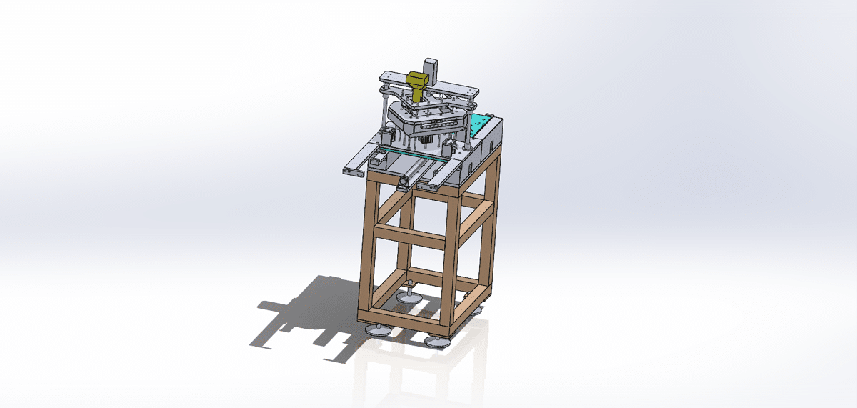 Hot Melt Nut Implantation Machine Drawing - MechStream