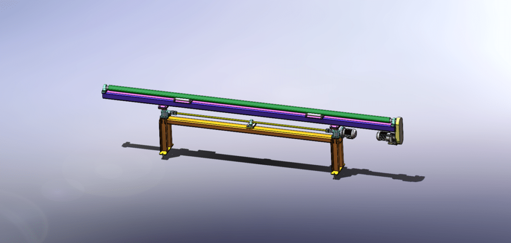 Lifting Power Roller Drawing - MechStream