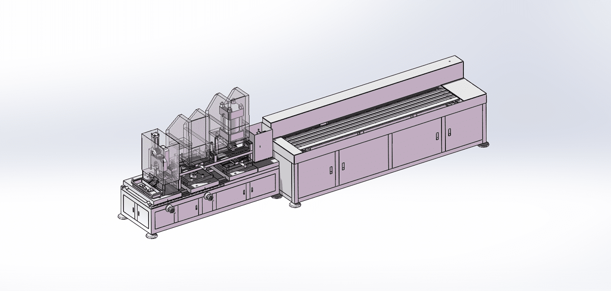 Lock Head Processing Equipment Drawing - MechStream