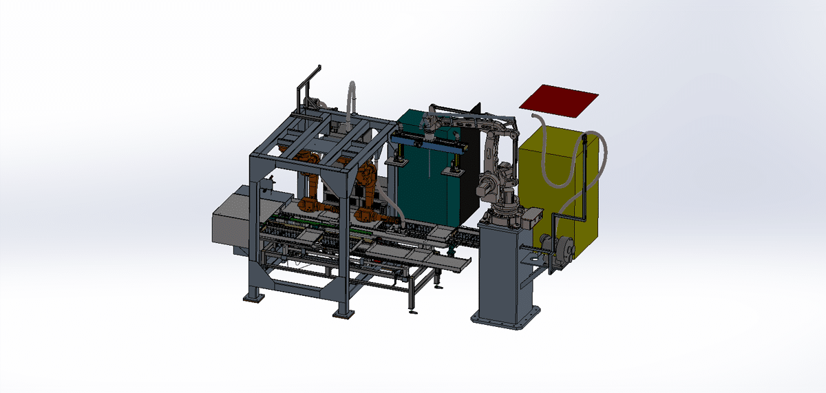 P&G Bathroom Conveyor Belt Line Drawing - MechStream