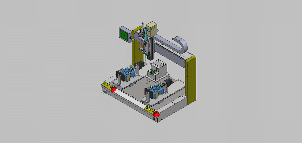 Screw Machine (Double Station) Drawing - MechStream