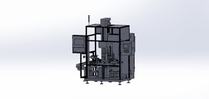 Two CN Front Steering Knuckle Press Machine Drawing - MechStream