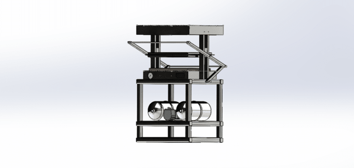Vacuum Molding Machine Drawing - MechStream