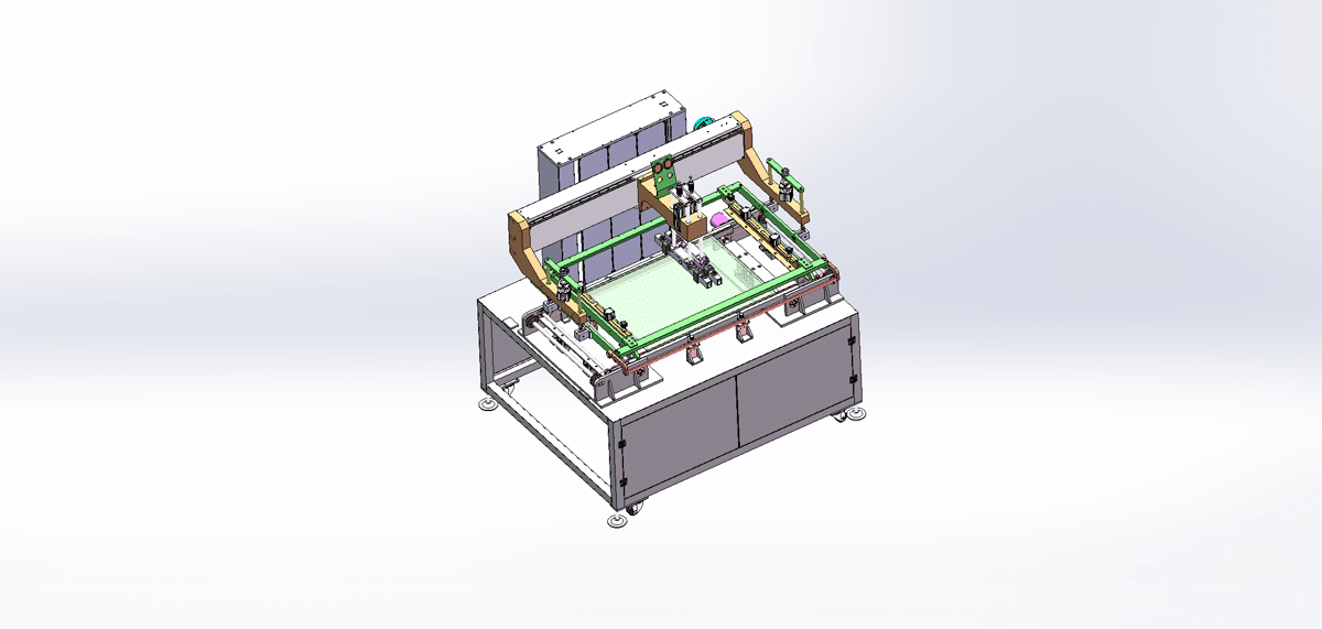 360°Stop-And-Turn Drum Printer Drawing - MechStream