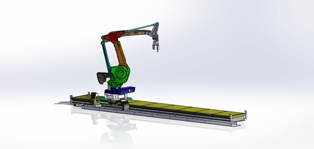 Application EOAT Robot Gripper Drawing - MechStream