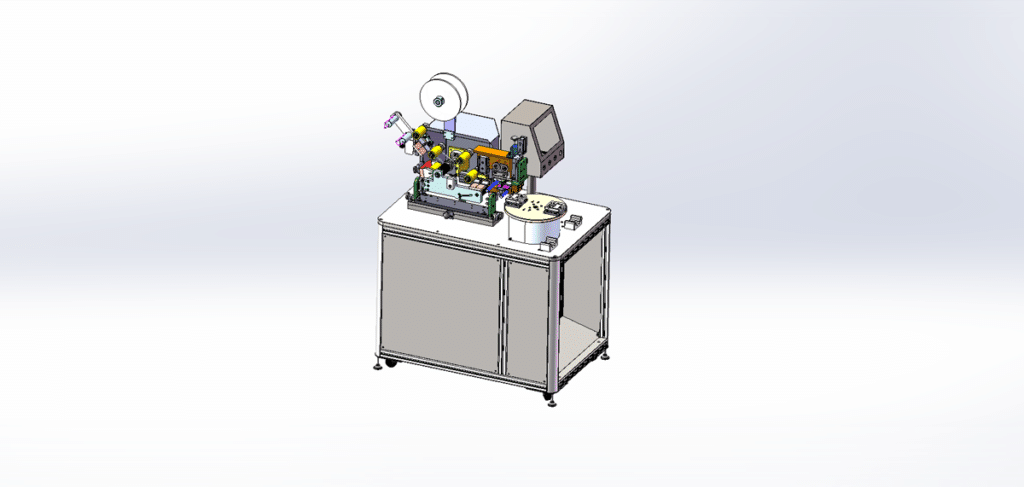 Automatic Film Attaching Machine Drawing - MechStream