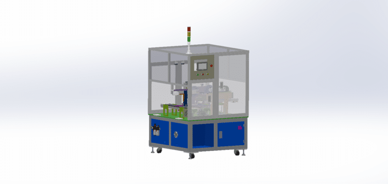 Battery Core Automatic Inspection Equipment Drawing - MechStream