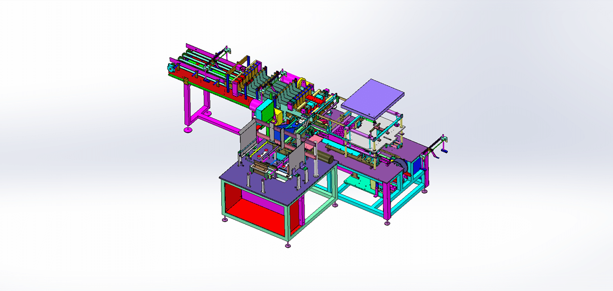 Carton Packaging Machine 1 Drawing - MechStream