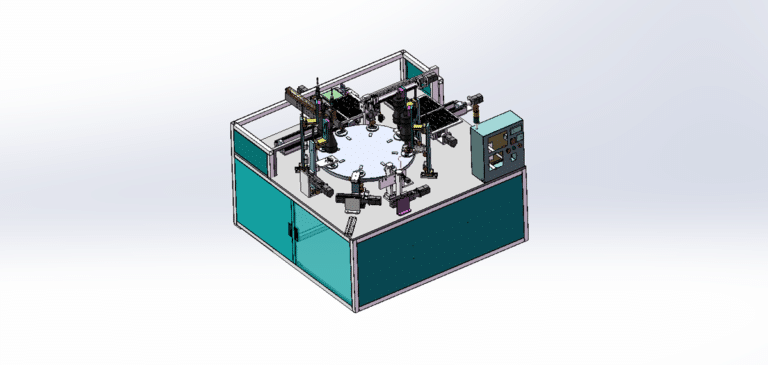 Composite CCD Visual Inspection Machine Drawing - MechStream