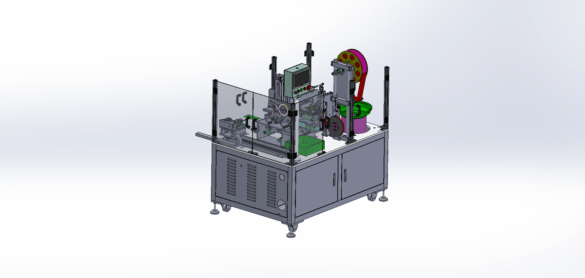 Double-Sided Adhesive Hot Pressing Sealing Machine Drawing - MechStream
