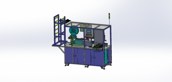 Flat Wire Cutting Inspection Machine Drawing - MechStream
