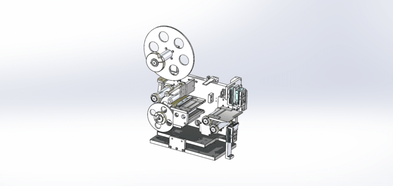 H001-006 Labeling Machine Drawing - MechStream