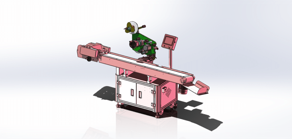 Labeling Machine Part Drawing - MechStream