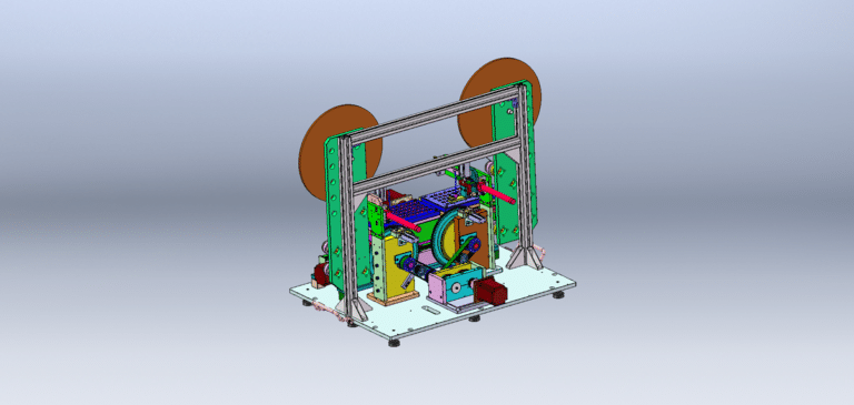 Universal Label Attaching Machine Drawing - MechStream