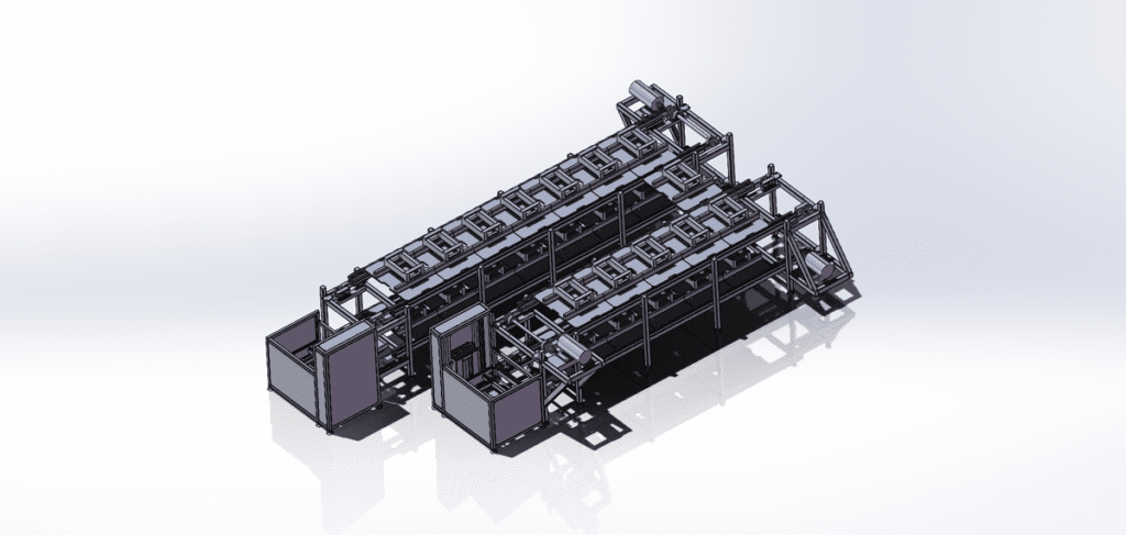 Download Free Drawing: 12X Speed Chain Production Line - MechStream