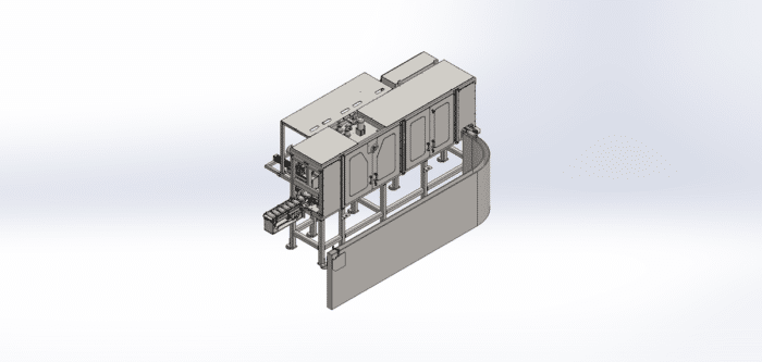 Download Free Drawing: Automatic Production Assembly Line - MechStream