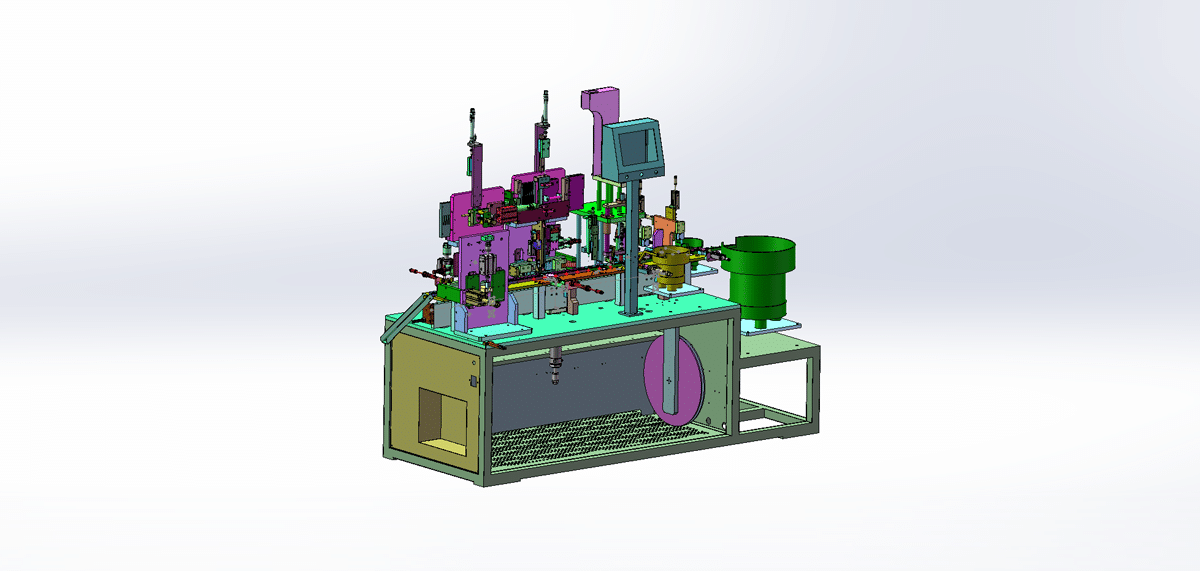 Automatic Rubber Cover Brushing Machine Drawing Guide - MechStream