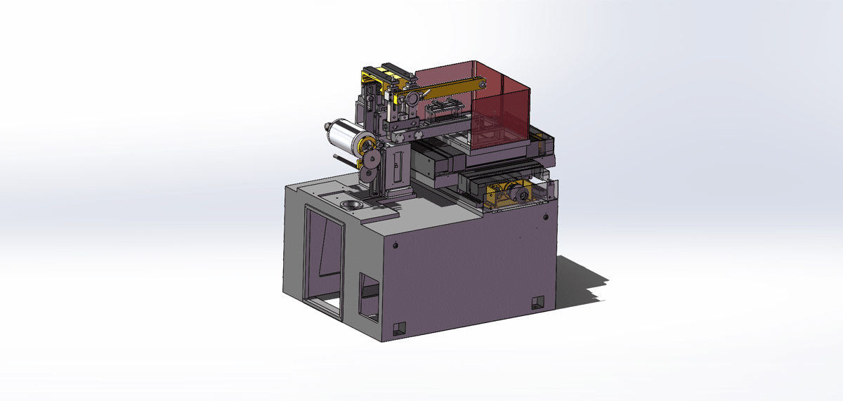DK Series Wire Cutting Machine Drawing - MechStream