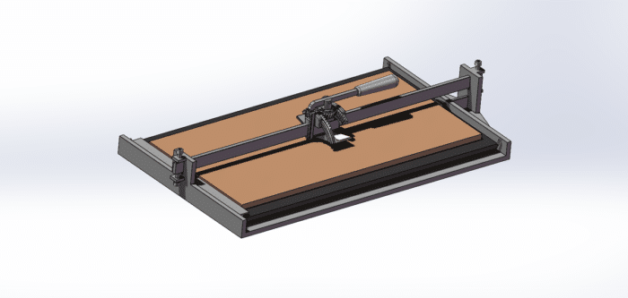 Manual Tile Cutting Machine Drawing: Features & Benefits - MechStream