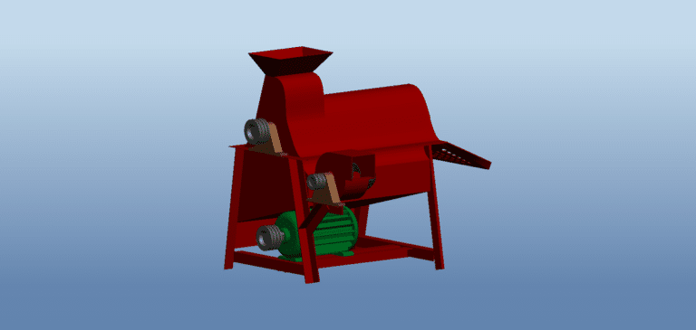 Small Thresher Drawing – Free Download - MechStream