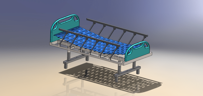 Free Hospital Smart Bed Drawing – Download Instantly - MechStream