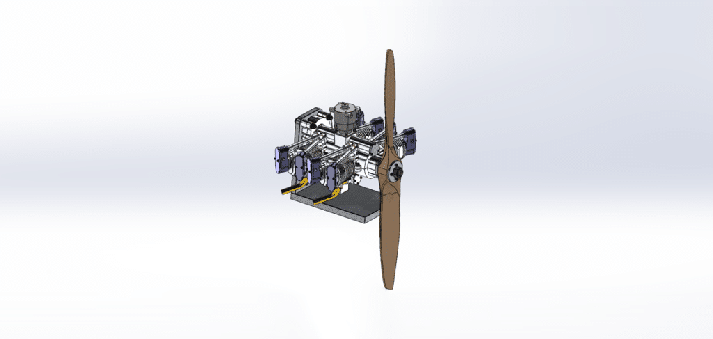 Free 4-Cylinder Opposed Cylinder Engine Drawing - Download Now - MechStream