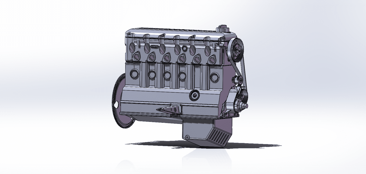 Unlock Free BMW Car Engine Model Drawing - Download Now - MechStream