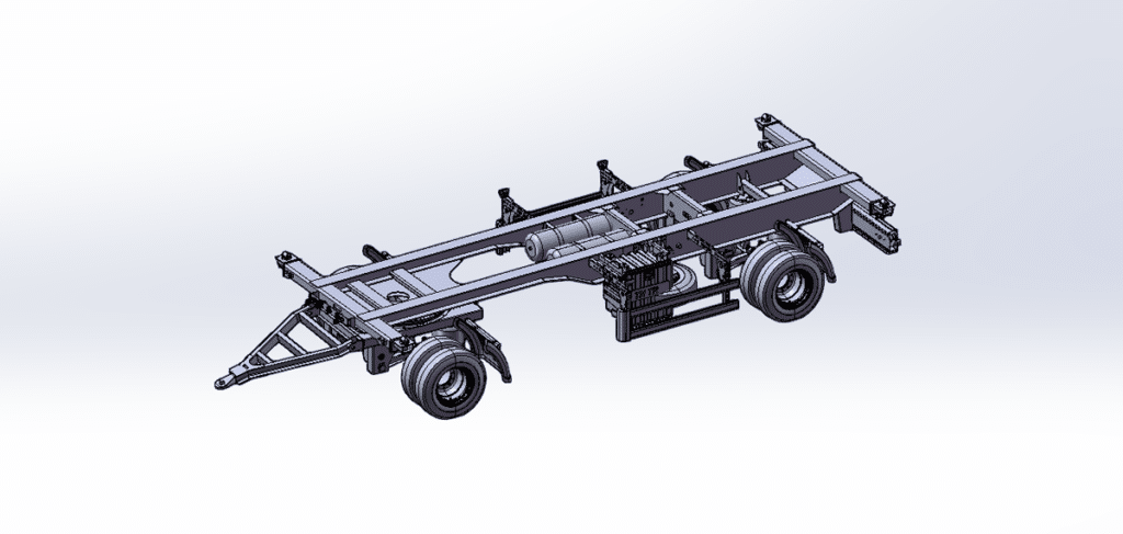 Free Iso-20 Container Transport Trailer Drawing Download - MechStream