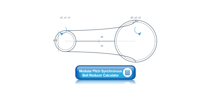 Modular Pitch Synchronous Belt Reducer Calculator - MechStream