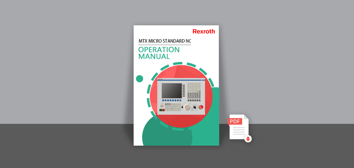 Rexroth MTX Micro Standard NC Operation Manual - MechStream