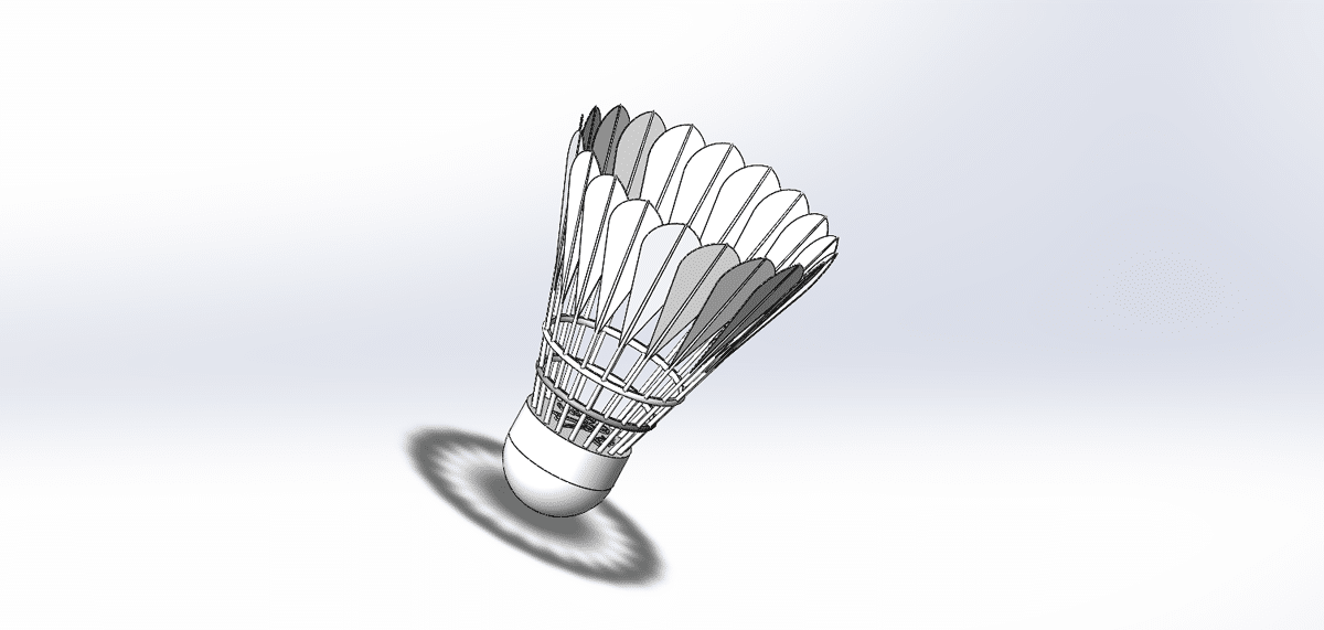 Pro Badminton Shuttlecock Machine Drawing - MechStream