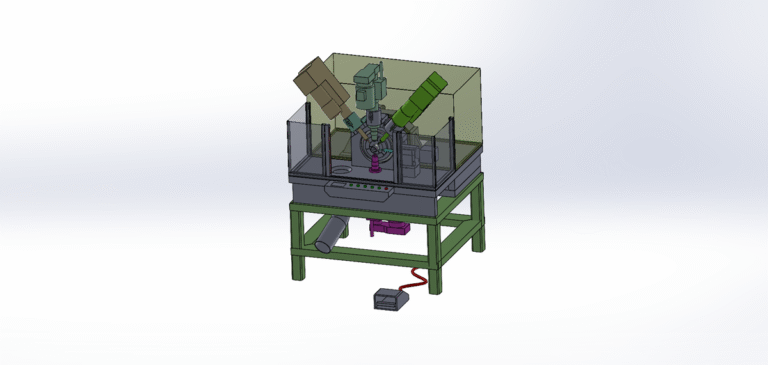 Power-Packed Five-Axis Drilling Machine Drawing - MechStream